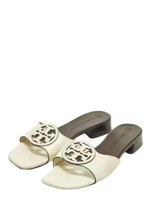 Tory Burch Bombe Miller Flat Sandals - Neutrals