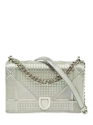 Dior 2016 Medium Diorama Shoulder Bag - Silver