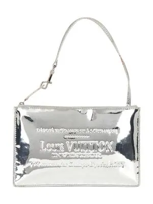 LOUIS VUITTON Limited Edition Monogram Miroir Pochette Platt Shoulder Bag In Metallic - Silver