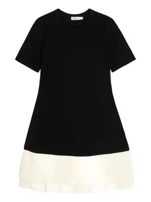 Simkhai Lorin Pleated T-shirt Dress - Black