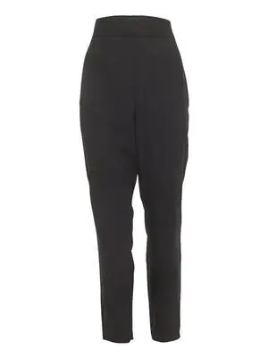 Dolce & Gabbana Wool Blend High-waisted Skinny Trousers - Black