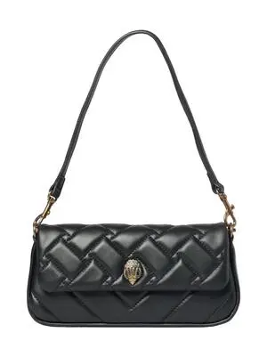 Kurt Geiger Pickle Mini Bag In Quilted Leather - Black
