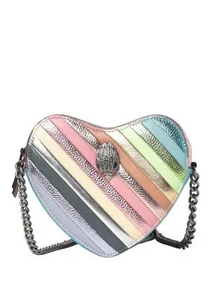 KURT GEIGER Kurt Geiger London Kensington Heart-Shaped Leather Mini Bag