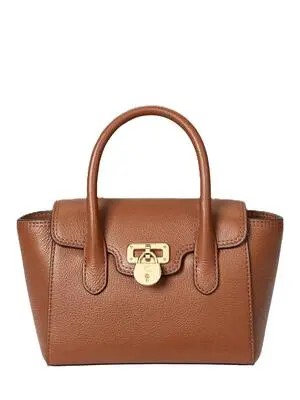Ralph Lauren Grained Leather Mini Handbag - Brown