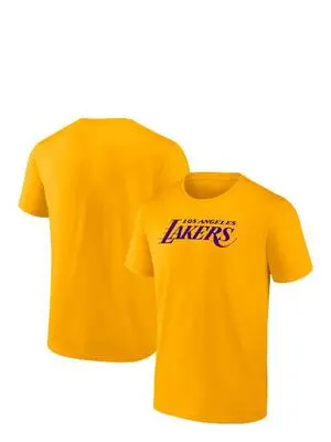 LOGO ATHLETIC Los Angeles Lakers Wordmark T-shirt - Gold