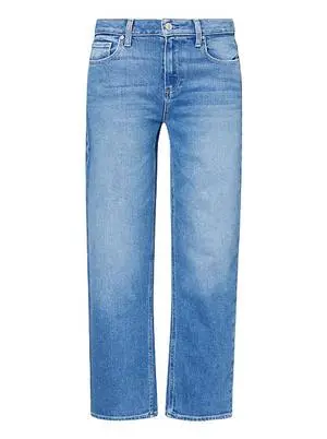 Paige Mason Ankle Straight-leg Cotton Denim Jeans - Eames