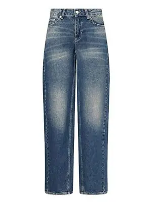 PEACHY DEN Joan Barrel-leg Jeans - Fade