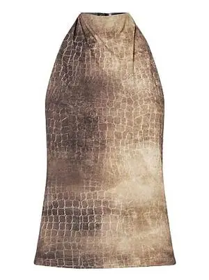 JADED LONDON Zene Backless Woven Top - Multi