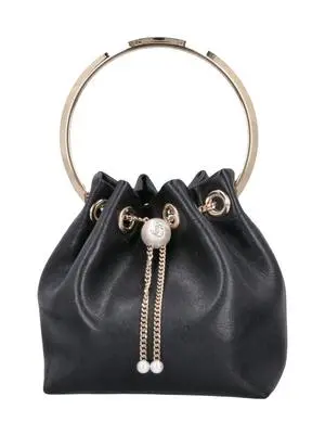 JIMMY CHOO Bon Bon Bucket Bag - Black