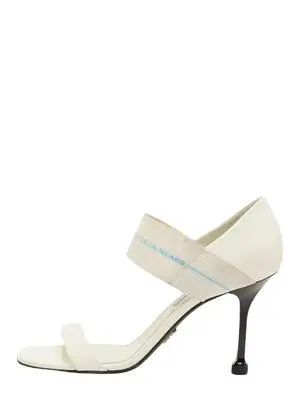 Prada Patent Leather Heeled Pumps - White