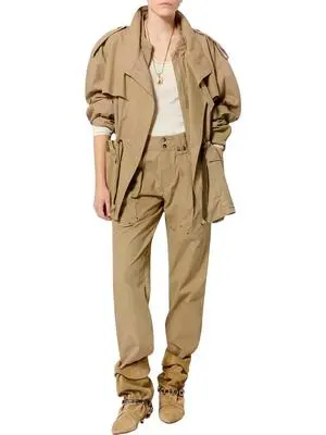 Isabel Marant Étoile Amandine Textured Trousers - Neutrals