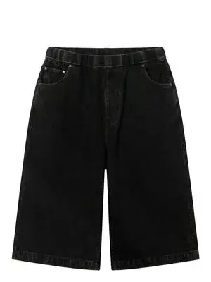 ENTIRE STUDIOS Enitre Studios Wide-leg Denim Shorts - Black