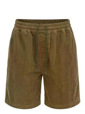 REVOLUTION Corduroy Drawstring Shorts - Green