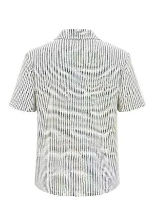 REVOLUTION Short-sleeved Cuban Shirt - Neutrals
