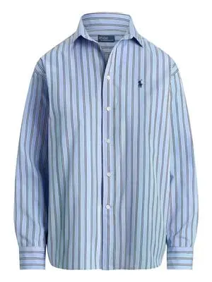 Polo Ralph Lauren Striped Cotton Shirt - Blue