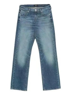 7 For All Mankind Faded Jeans - Blue
