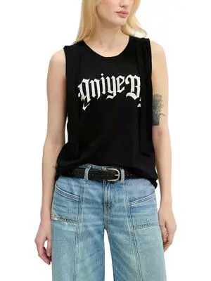 ANIYE BY Cotton Tank Top - Black