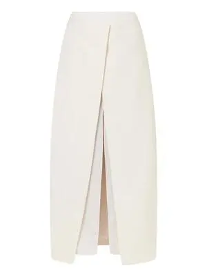 Khaite Tal Midi Skirt - Neutrals