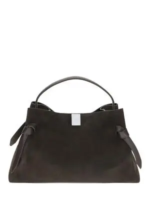 Yuzefi Gyoza Suede Shoulder Bag - Brown