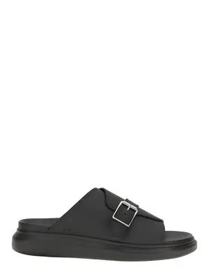 Alexander McQueen Alexander McQueen Buckle Slide Sandals Black