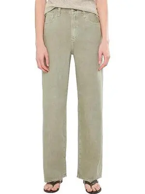 Madewell Pv Wide Leg Jeans - Olive