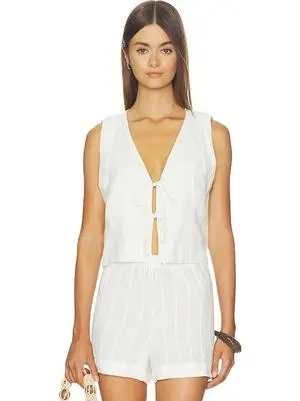 FAVORITE DAUGHTER The Invisible String Top - Cream
