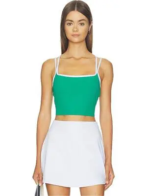 Vuori Daily Layered Tank Athletic Activewear - Emerald