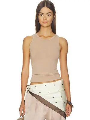 Sablyn Jameela Racerback Tank - Dune