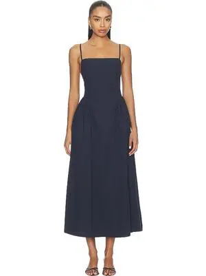 PISTOLA Sadee Open Back Midi Dress - Navy