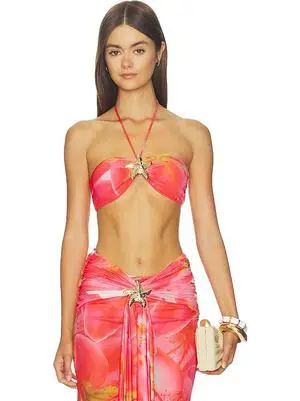 Superdown Xandra Halterneck Top - Red