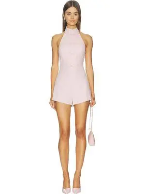 Amanda Uprichard Isola Romper - Pink