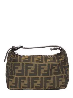 FWRD RENEW Fendi Zucca Vanity Handbag - Brown