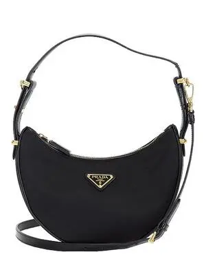 FWRD RENEW Prada Arque Shoulder Bag - Black
