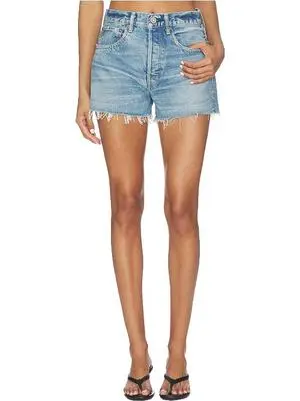 Moussy Vintage Denim Shorts - Blue