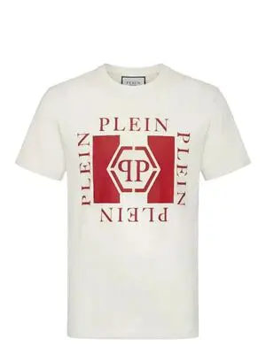 Philipp Plein Jersey T-shirt Plein Pp - Neutrals