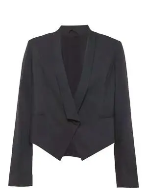Brunello Cucinelli Cropped Blazer - Grey
