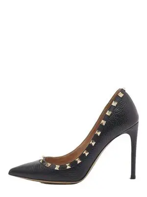 Valentino Garavani Rockstud Pointed-toe Pumps - Black