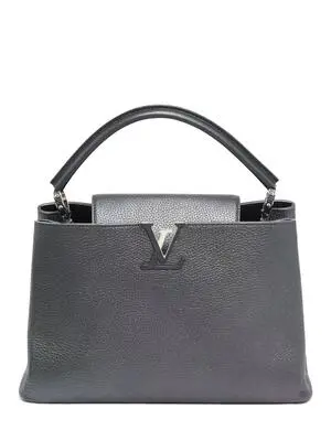 LOUIS VUITTON Capucines Mm Tote Bag - Grey