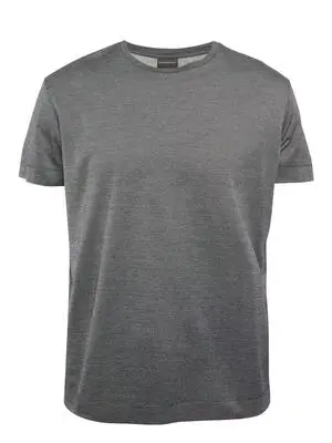 Emporio Armani Crew-neck Short-sleeve T-shirt - Grey