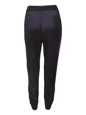 LANVIN Satin Lace Trousers - Blue