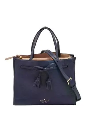 Kate Spade New York Hayes Street Leather Tote Bag - Blue
