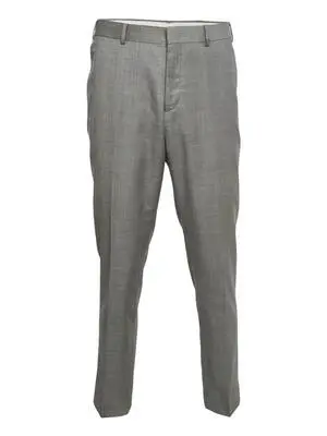 Balmain Super 120's Slim-fit Wool Trousers - Grey