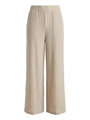 JAMES LAKELAND Relaxed Wide Leg Trousers - Brown