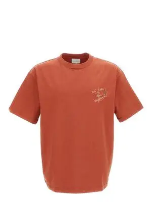 Drole De Monsieur Esquisse Slogan T-shirt - Marrone