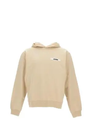 Jacquemus Cotton Hoodie - Beige