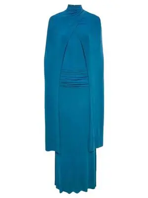 CHATS BY C.DAM Valeris Draped Maxi Dress - Blue