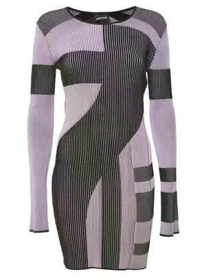 Just Cavalli Printed Midi Dress - Black