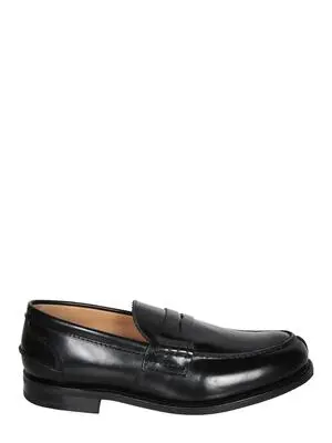 Church's Almond Toe Loafers - Black
