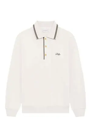 Drole De Monsieur Long-sleeved Polo Shirt - Sand