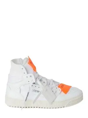 Off-White Off-White 3.0 Off Court Round Toe High Top Sneakers White